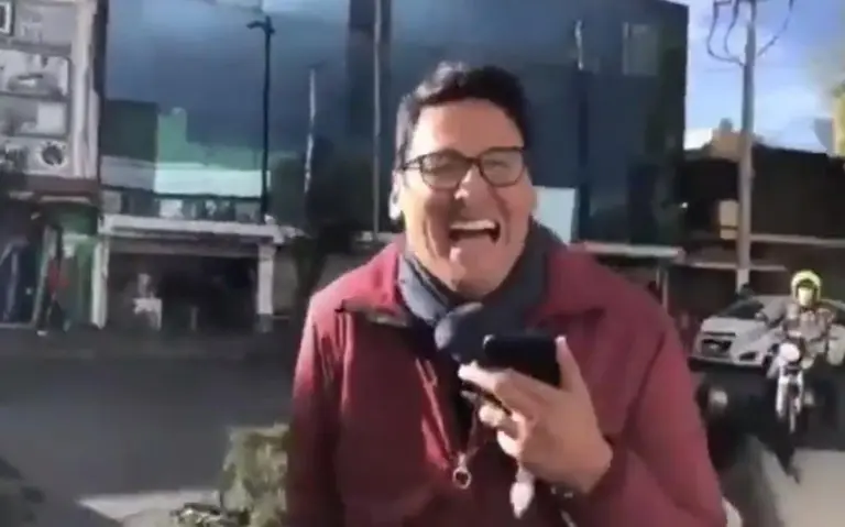 El reportero que se volvió meme con su frase: "¡Ah caray, soy yo!" | Shows Canal 5 | Sitio ...