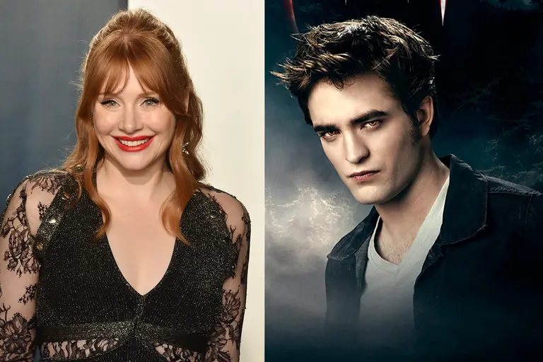 Bryce Dallas Howard admite que tenía un crush con Robert Pattinson cuando lo vio en Crepúsculo ...