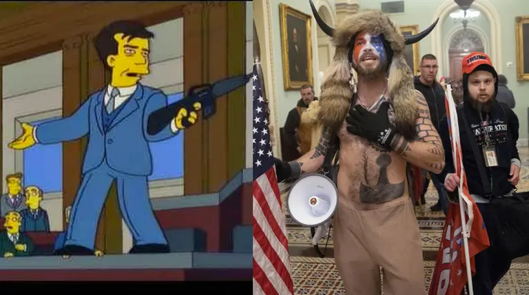 ¿Lo hicieron de nuevo? Los Simpson 'predijeron' el asalto al Capitolio ...