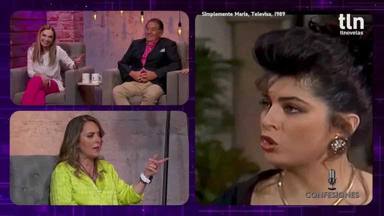 Confesiones: El elenco de Simplemente María reacciona a escenas de la novela | Shows tlnovelas ...